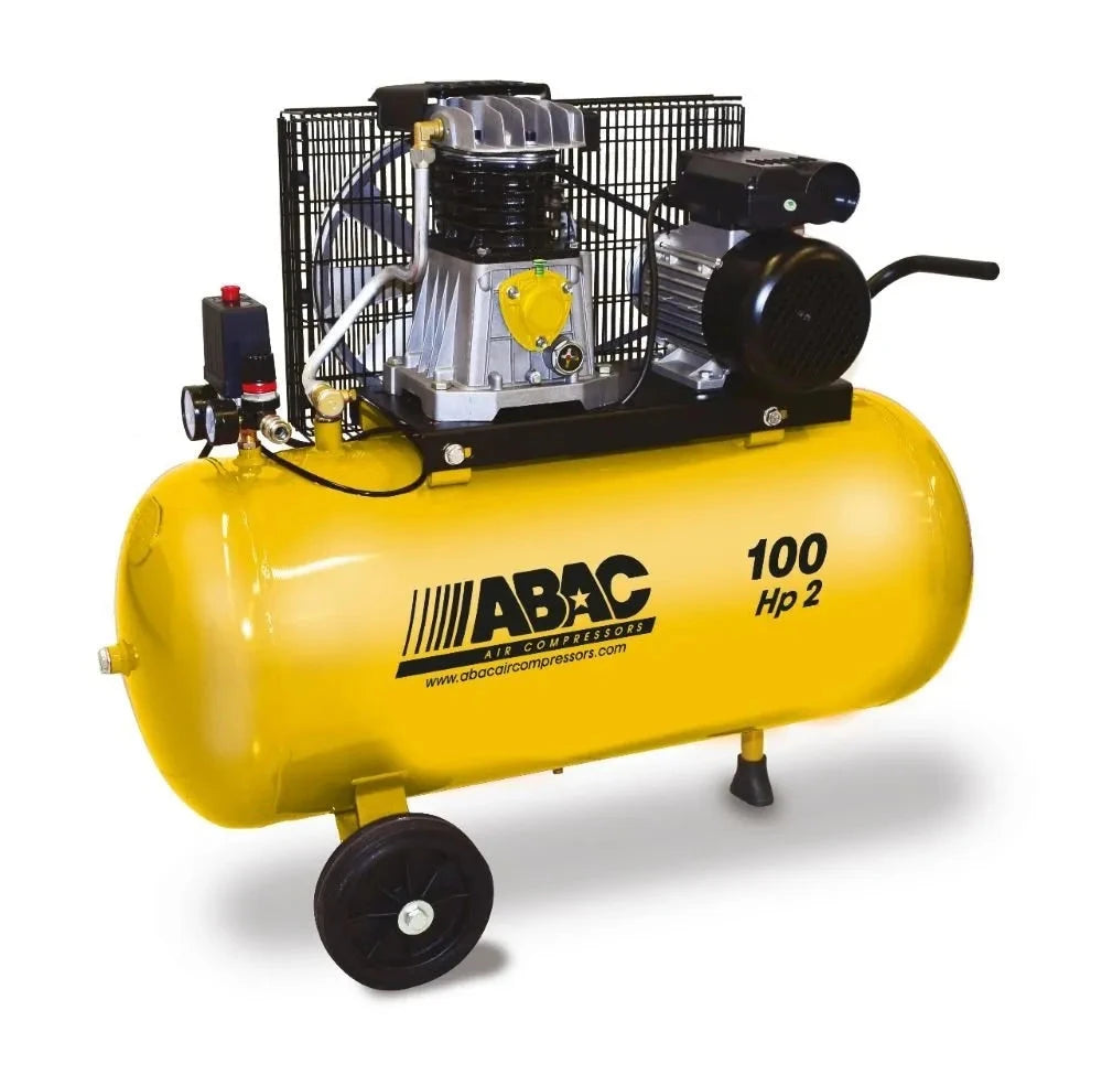 ABAC Air Compressor With 100L Tank & 2 HP Motor - A29/100CM2-C - DIY Store