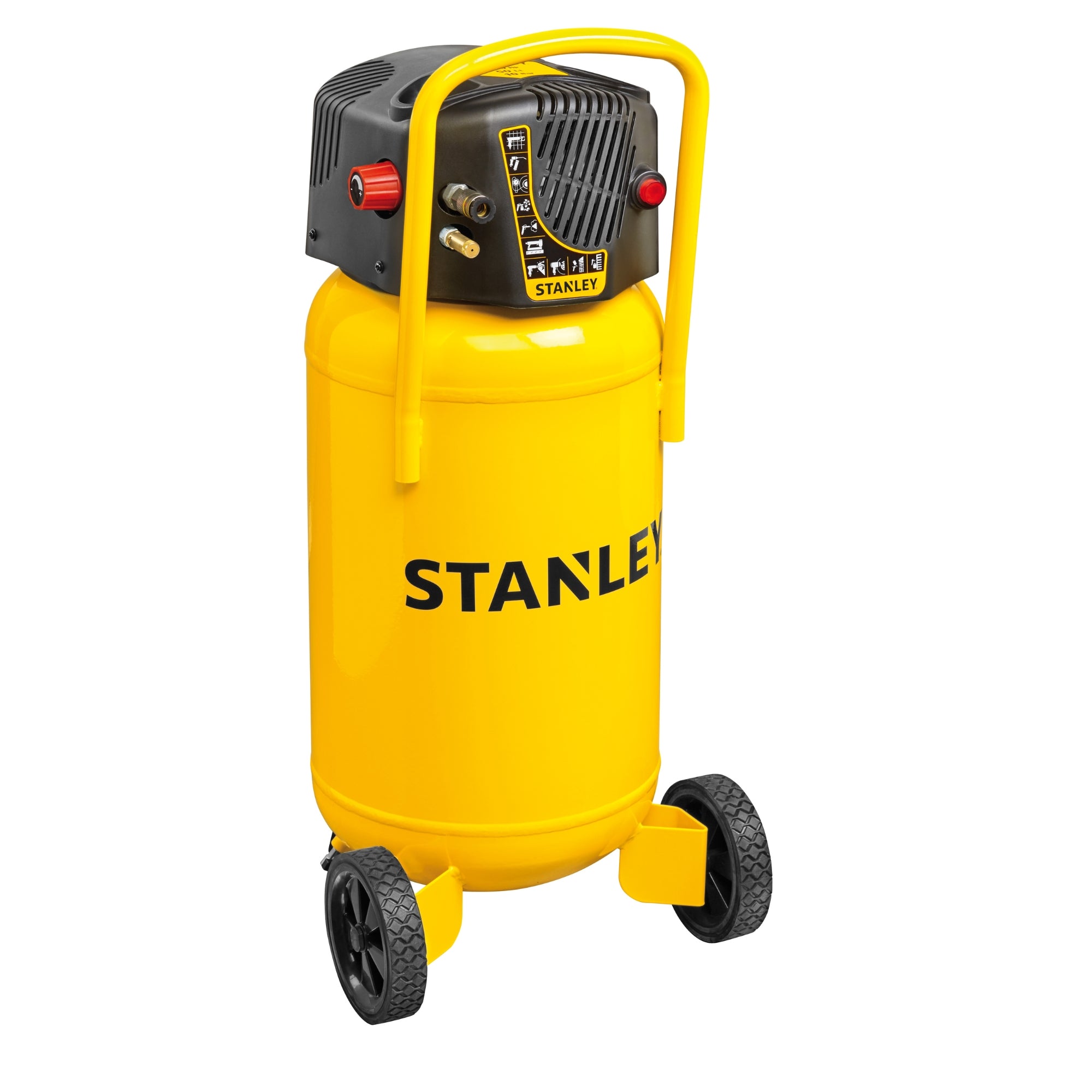 STANLEY Air Compressor with 50L Vertical Tank, Oil Free and 2.0HP Motor ...