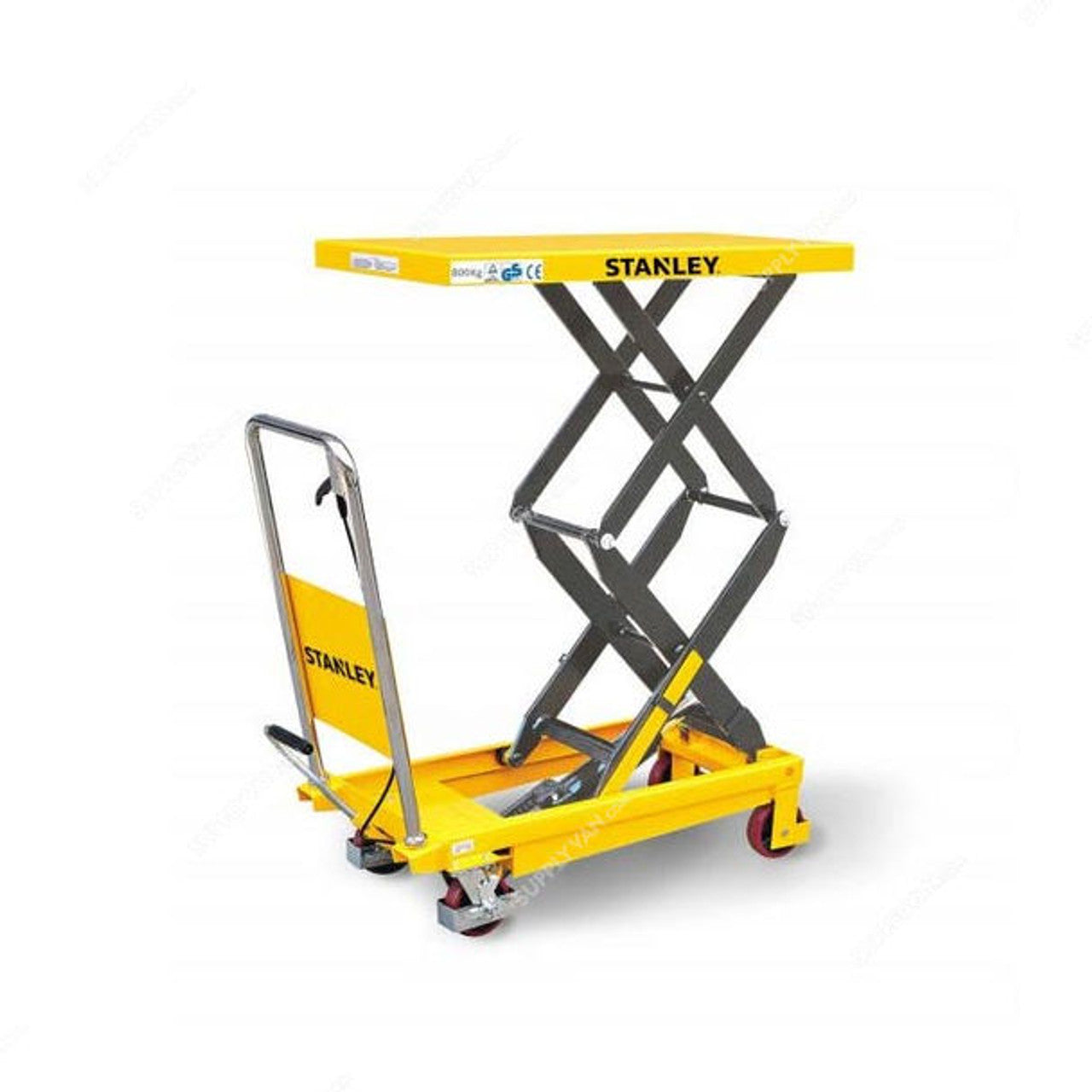 STANLEY Table Lifter Trolley Double Scissor Mechanism 800 Kg Load ...